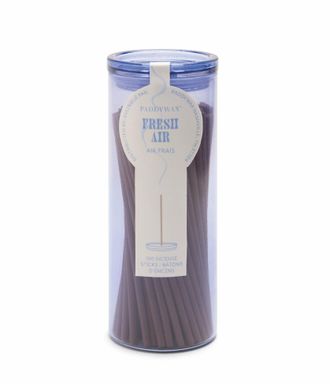 Paddywax Haze Räucherstäbchen im lilanem Glasgefäß mit Deckel, zur Aufbewahrung und zum Aufstellen der Stäbchen, Duft: Fresh Air, 100 Stäbchen, IN0003EU