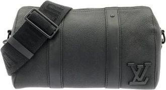 Louis Vuitton Sac bandouli&egrave;re Pre-owned Aerogram en cuir de veau - Femme - Pre-owned - Noir - Taille: ONE Size