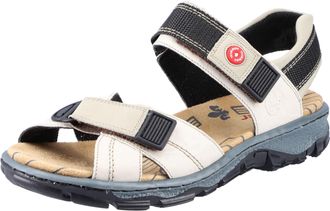 Rieker Damen 68851 Sandalen, Crema Champignon, 39 EU