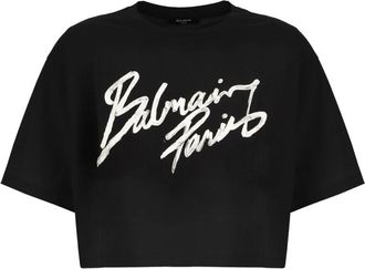 Balmain Femme, Tops, Noir, Taille: 40 FR T-Shirt