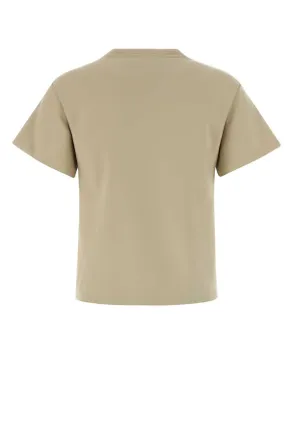 Max Mara Womens Sand Stretch Jersey Quagga T-Shirt Roccia T-shirts And Polos