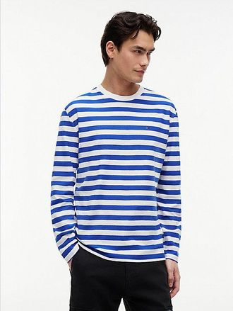 Tommy Hilfiger T-shirt &agrave; manches longues et rayures Tommy Flag