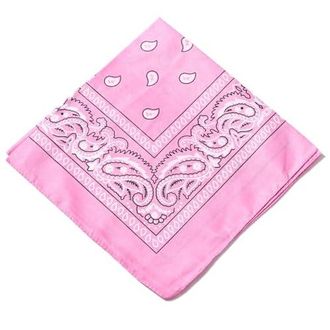Generic &Eacute;charpe carr&eacute;e en coton imprim&eacute; pour homme et femme - Bandana de danse de rue d&eacute;coratif litt&eacute;raire l&eacute;ger et respirant en saule fin adapt&eacute; pour les f&ecirc;t