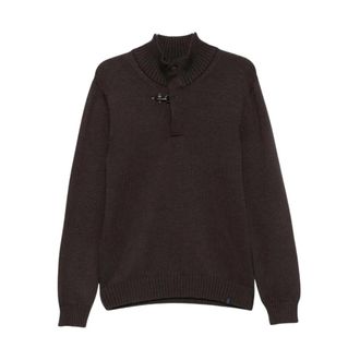 Fay Maglia Lupetto+Gancio F.5 - - Knitwear - Herren - Braun - XL