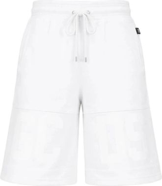 GCDS Gcds, Homme, Shorts, Blanc, Taille: 2XL Band Logo Sweatshorts