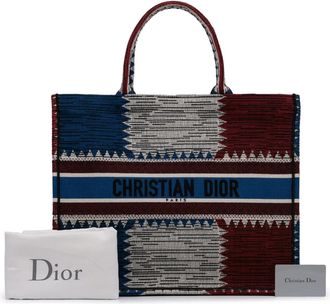 Dior Shopper - Large French Flag Book Tote - Gr. unisize - in Blau - f&uuml;r Damen