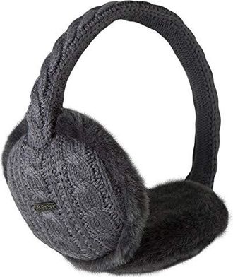 Barts Monique Earmuffs, Cache-Oreilles Femme, Gris (DARK HEATHER 0019), Taille unique (Taille fabricant: UNI)