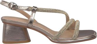 Alma En Pena Alma EN Pena, Femme, Chaussures, Jaune, Taille: 35 EU Tubular Strap Half Heel Sandal