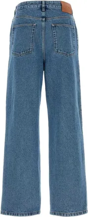 Loewe Anagram Baggy Jeans - Blue