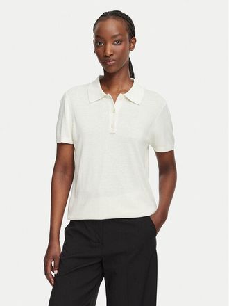Calvin Klein Poloshirt LV044G311G Creme Slim Fit