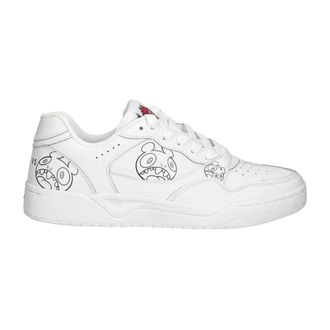 Skechers Homme, Sport, Blanc, Taille: 45 EU Koopa Baskets