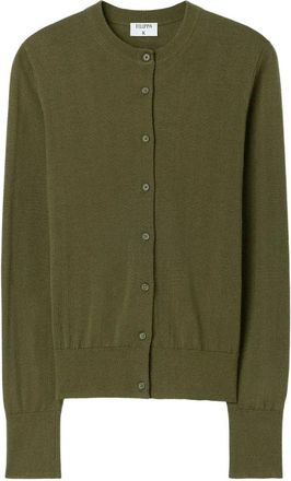 Filippa K Femme, Pulls, Vert, Taille: 40 FR Merino Short Cardigan
