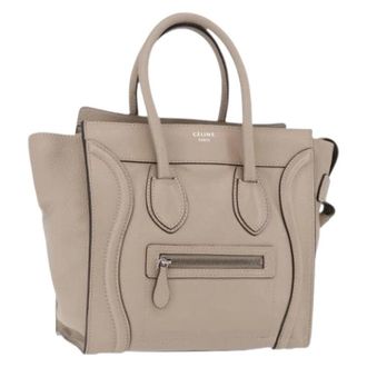 Celine Sac &agrave; main vintage Pre-owned - Femme - Pre-owned - Beige - Taille: ONE Size