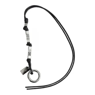 Maison Margiela unisex, Accessoires, Noir, Taille: ONE Size Porte-cl&eacute;s lettres