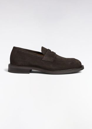 Eden Park Mocassins En Cuir Suédé Marron