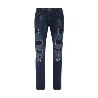 Philipp Plein Slim-fit Jeans - - Jeans - Herren - Blau - W33