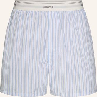 SKIMS Skims Web-Boxershorts Cotton Poplin grau