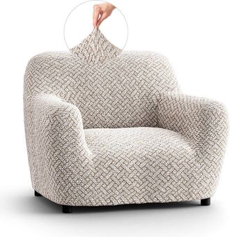 Paulato by GA.I.CO. Paulato - Sesselbezug Strech, Sessel &Uuml;berzug, Sofabezug 1 Sitzer, Mikrofasergewebe, WavyTech-Technologie und Oeko-TEX-Zertifizierung - Kollektion Fant