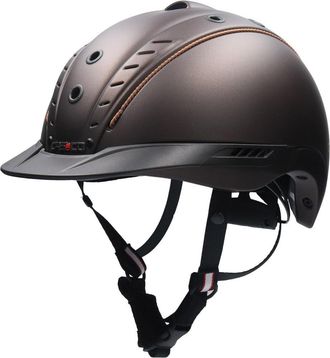 CASCO Reithelm MISTRALL-2 Dunkelbraun L-XL (60-63cm)