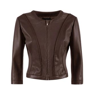 Nenette Femme, Vestes, Brun, Taille: 42 FR Veste Nuvola