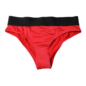 Dolce & Gabbana Mid Waist Panties - - Underwear - Damen - Rot - M