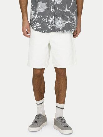 Only & Sons Jeansshorts Fade 22031662 Wei&szlig; Loose Fit