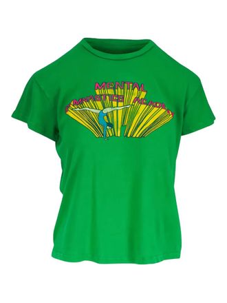 Mother T-Shirt mit grafischem Print - Gr&uuml;n