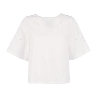 Max Mara Targa Top - - Tops - Damen - Wei&szlig; - M