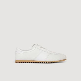 Sandro Niedrige Leder- & Wildledersneakers