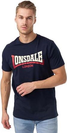 Lonsdale T- Shirt Tr&auml;gerhemd Two Tone, Bleu (Marineblau), (Taille Fabricant: X-Large) Homme