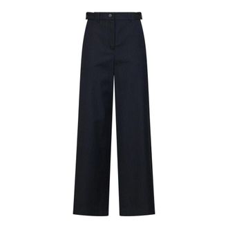 Max Mara Wide Hosen - - Trousers - Damen - Blau - XS
