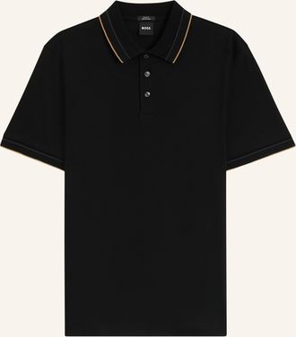 HUGO BOSS Polo H-Phillipson 195 Slim Fit schwarz