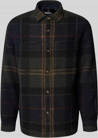 Barbour Regular Fit Hemdjacke aus Wollmix