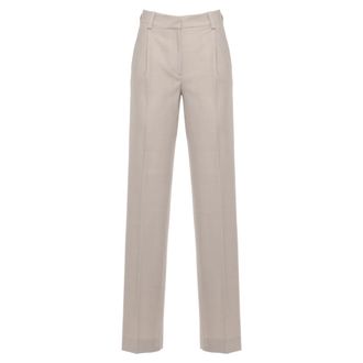 Antonelli Femme, Pantalons, Beige, Taille: 34 FR Pantalon Pliss&eacute;