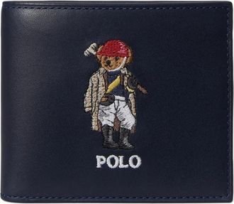 Polo Ralph Lauren Portemonnaie mit Teddy-Stickerei - Blau