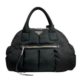 Prada Sac &agrave; main vintage doccasion - Femme - Pre-owned - Noir - Taille: ONE Size