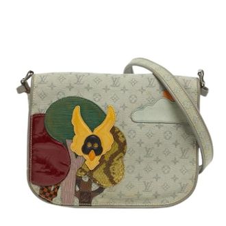 Louis Vuitton Pre-owned Vintage Canvas Umh&auml;ngetasche - - Pre-owned - Damen - Grau - ONE SIZE