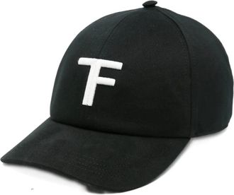 Tom Ford Homme, Accessoires, Noir, Taille: L Canvas Cap