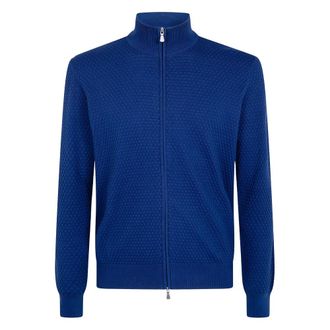 Gran Sasso Cardigans - Homme - Pulls - Bleu - Taille: 2XL