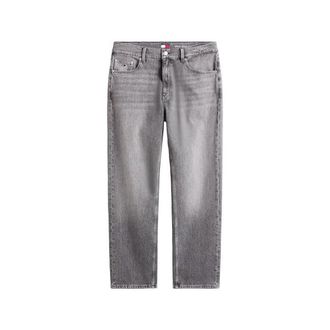 Tommy Hilfiger Jeans droit en coton m&eacute;lang&eacute;