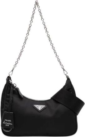 Prada Pre-owned Nylon sacs-prada - Femme - Pre-owned - Noir - Taille: ONE Size