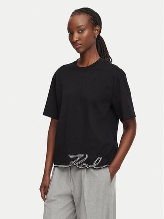 Karl Lagerfeld T-Shirt B3W17065 Schwarz Regular Fit