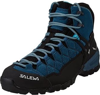 Salewa Femme Ws Alp Trainer Mid Gore-tex Chaussures de Randonn e Hautes, Mallard Maui Blue, 36.5 EU