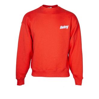 Autry Crew-neck Sweatshirt mit Logo - - Sweatshirts & Hoodies - Herren - Rot - S