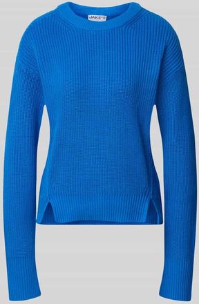 Jake*s Casual Slim Fit Pullover aus reiner Baumwolle