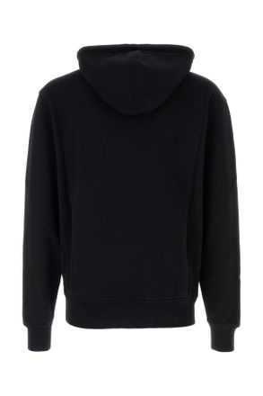 Ami Mens Black Cotton Sweatshirt Exterior: Felpe Sweater