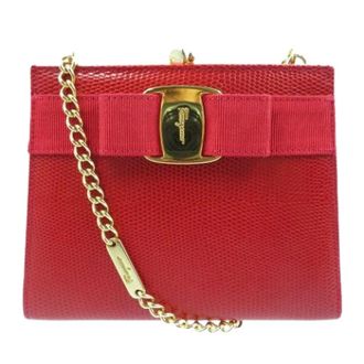 Ferragamo Pre-owned Schultertasche - - Pre-owned - Damen - Rot - ONE SIZE