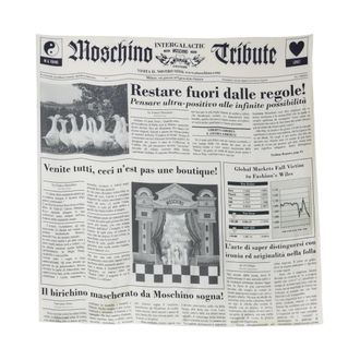 Moschino Femme, Accessoires, Multicolore, Taille: ONE Size Foulard Giornale