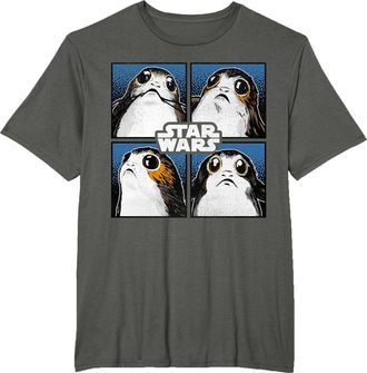 Star Wars Last Jedi Porgs Four Portraits Vintage T-Shirt T-Shirt