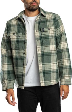 Superdry Borg-Gef&uuml;ttertes Miller-&Uuml;berhemd, Gr&uuml;n